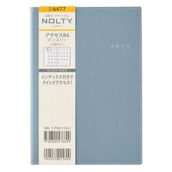 NOLTY アクセスB6マンスリー日曜始まり（ブルー）（2025年1月始まり） 6477|日本能率協会マネジメントセンター|9784800576699|文苑堂オンライン